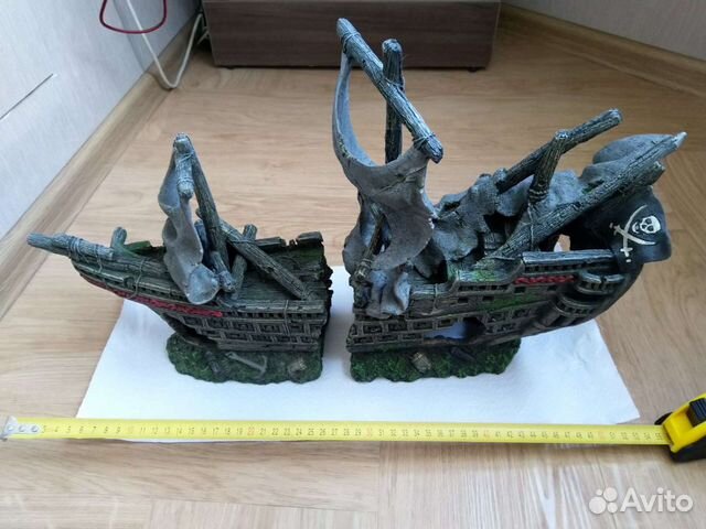 Корабль декорация для аквариума