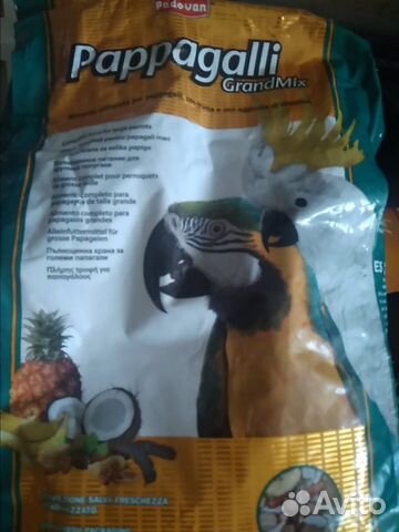 Корм для крупных попугаев